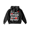 Less Friends More Money Hoodie by No Feelings Club – NoFeelingsClub