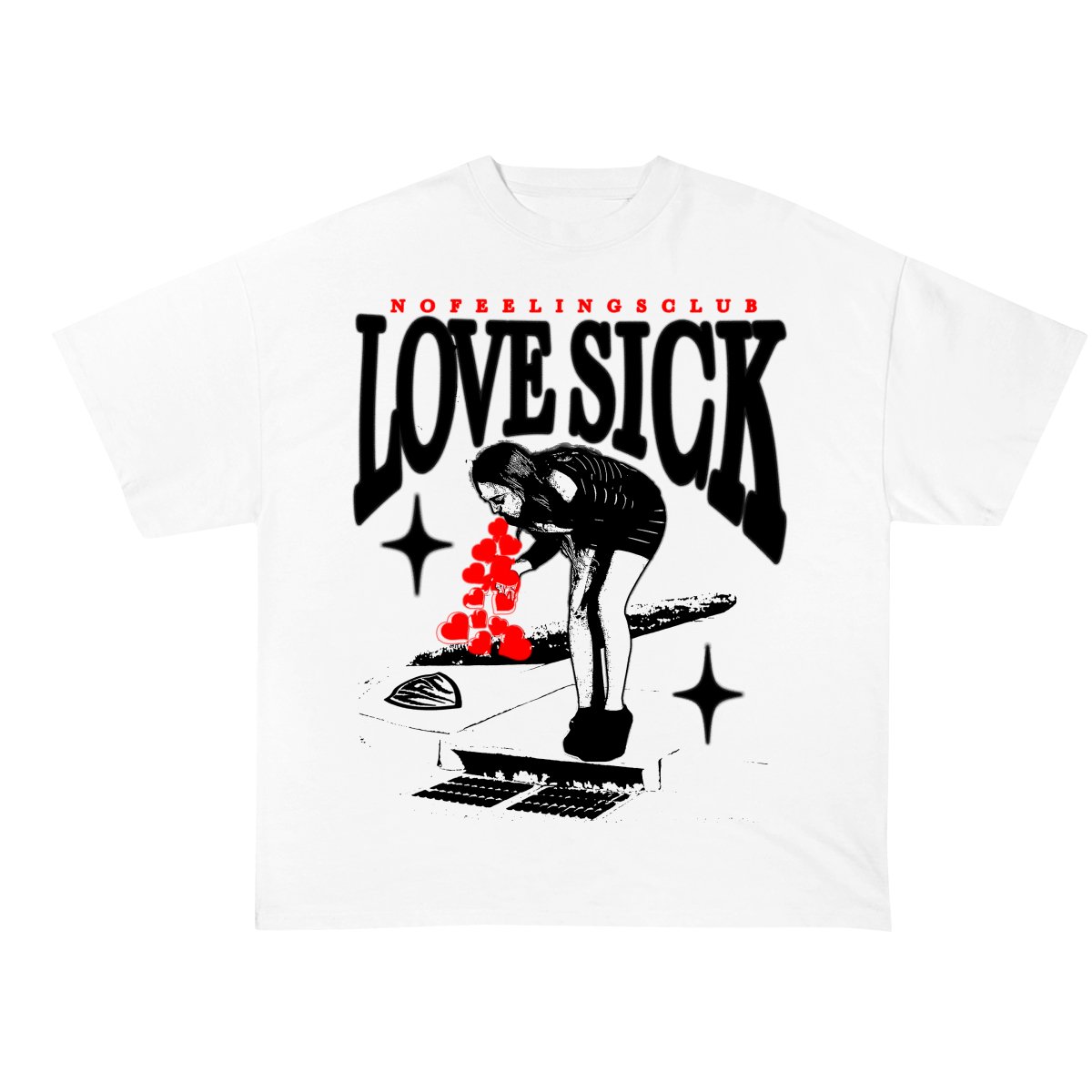 LOVE SICK Graphic Tee – NoFeelingsClub